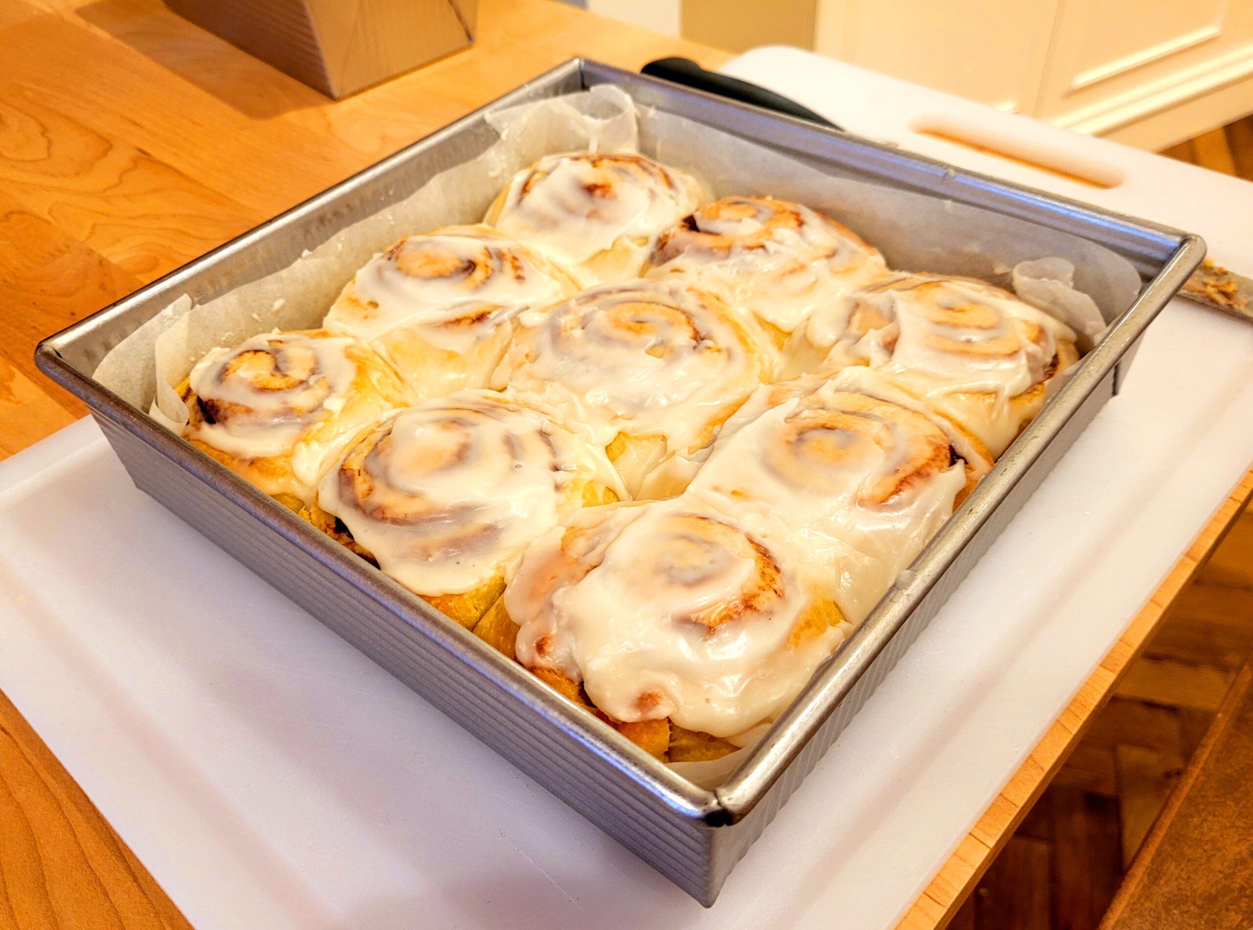 Cinnamon Bun Sample • Farmhouse Magic Blog