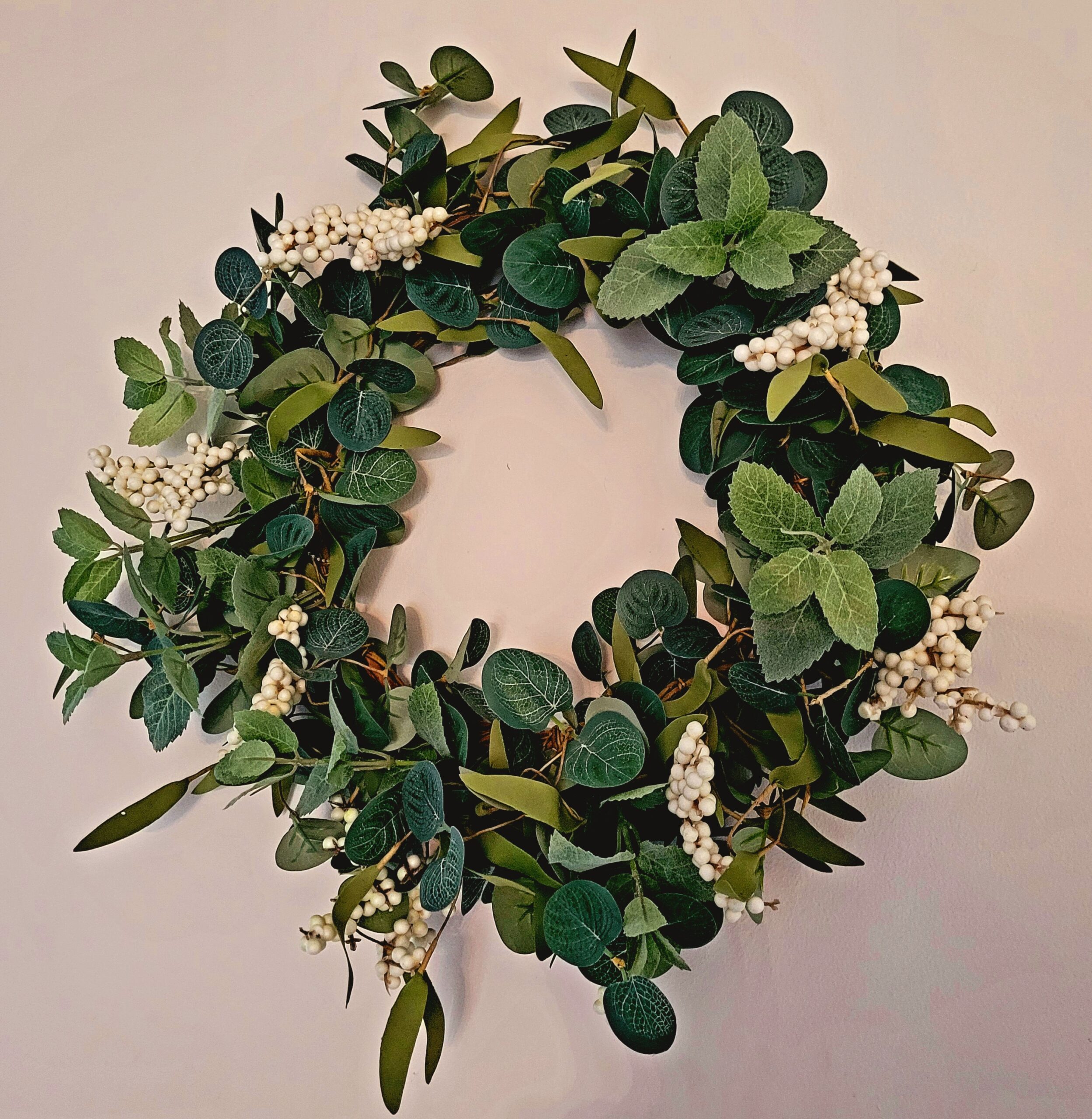 Refreshed Green Wreath • Farmhouse Magic Blog